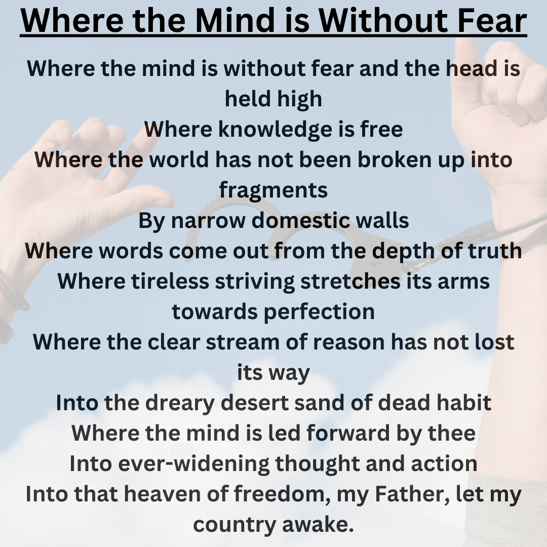 Rabindranath Tagore Poem: Check Poems of Rabindranath Tagore - Poems ...