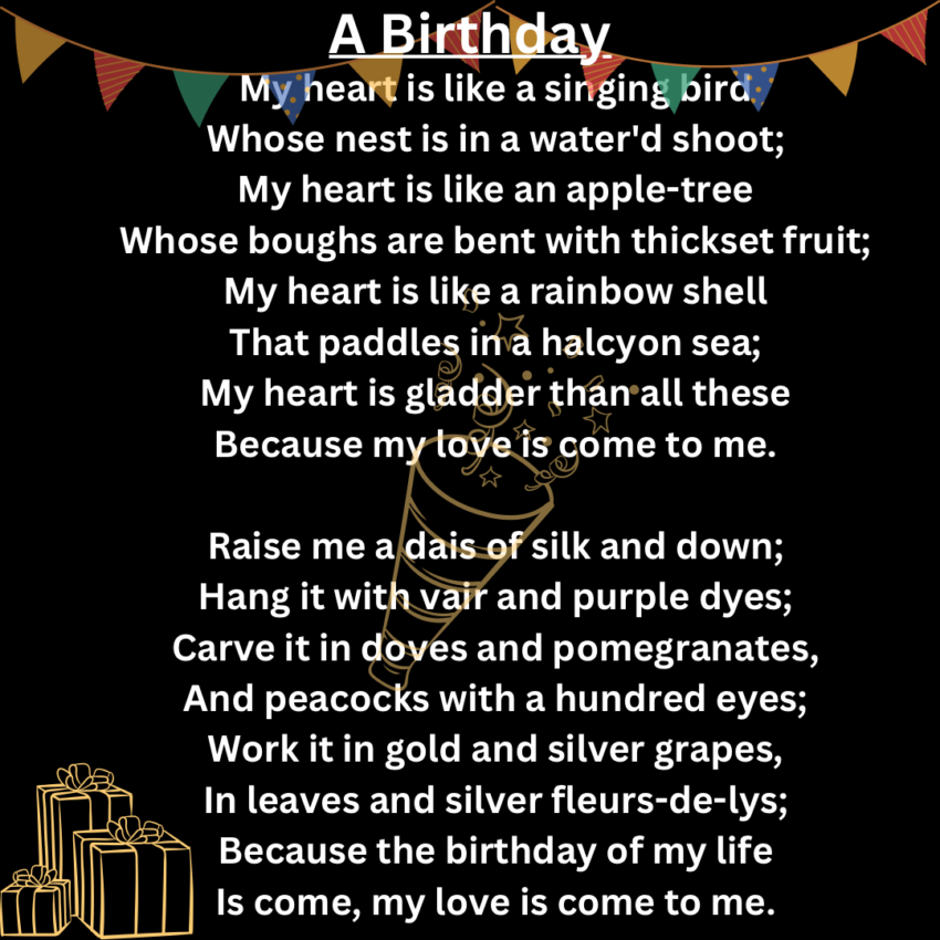 Happy Birthday Poem in English: Check Birthday Poem - Poems For All Things